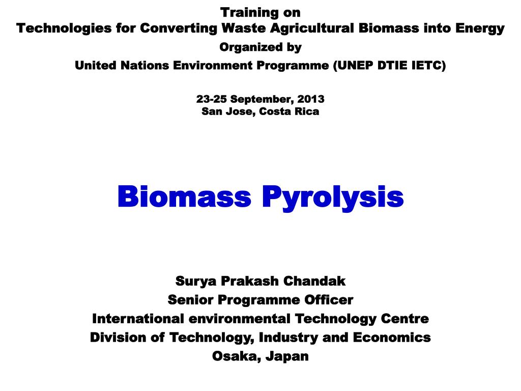 PPT - Biomass Pyrolysis PowerPoint Presentation, free download - ID:6216442