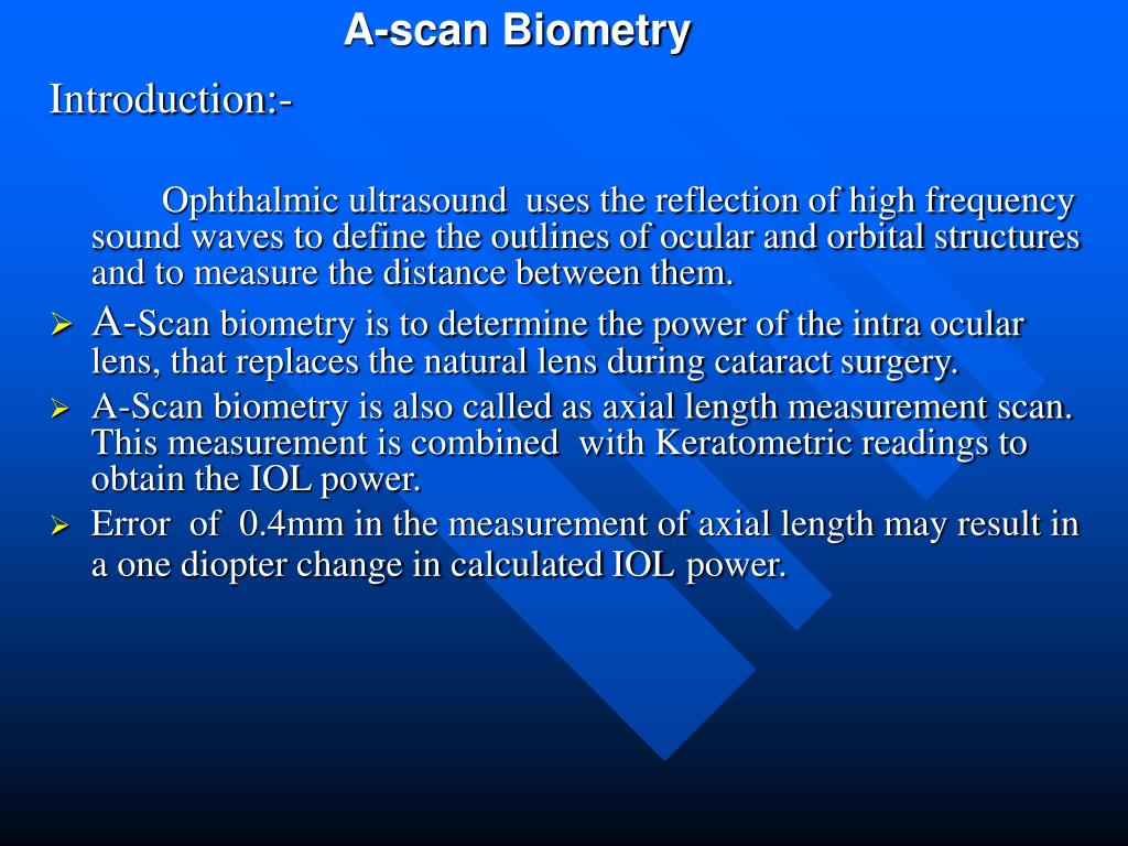 PPT - A-scan Biometry PowerPoint Presentation, free download - ID:6217791