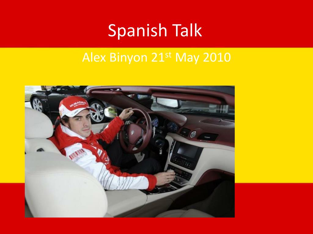 PPT - Spanish Talk PowerPoint Presentation, free download - ID:6218338
