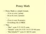 PPT - Measuring Penny PowerPoint Presentation, free download - ID:217562