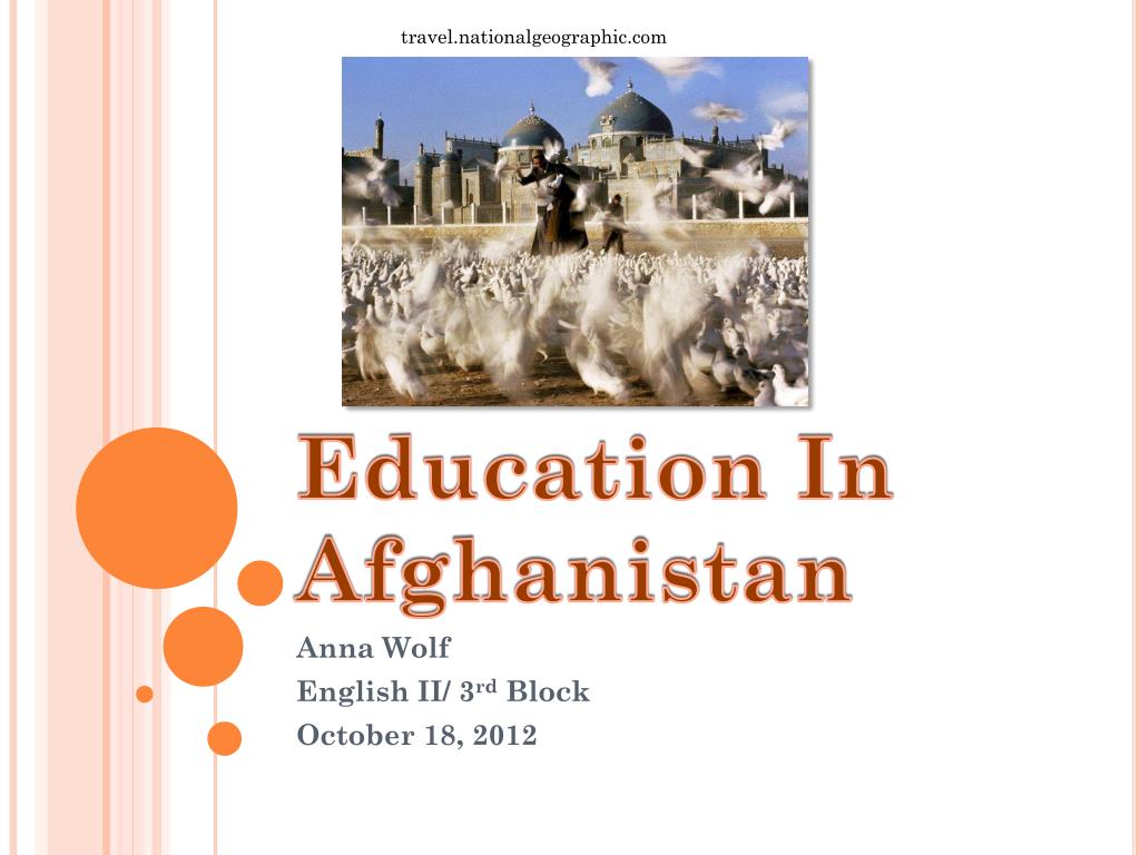 PPT - Education In Afghanistan PowerPoint Presentation, free download ...