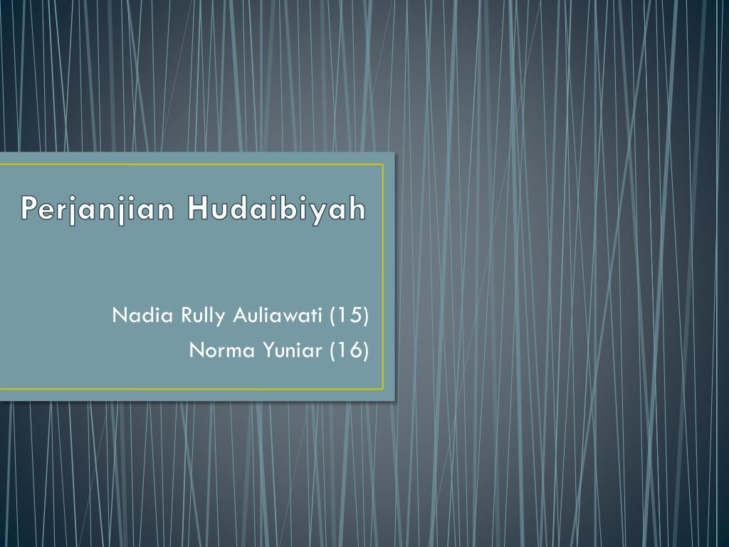 PPT - Perjanjian Hudaibiyah PowerPoint Presentation, free download - ID ...