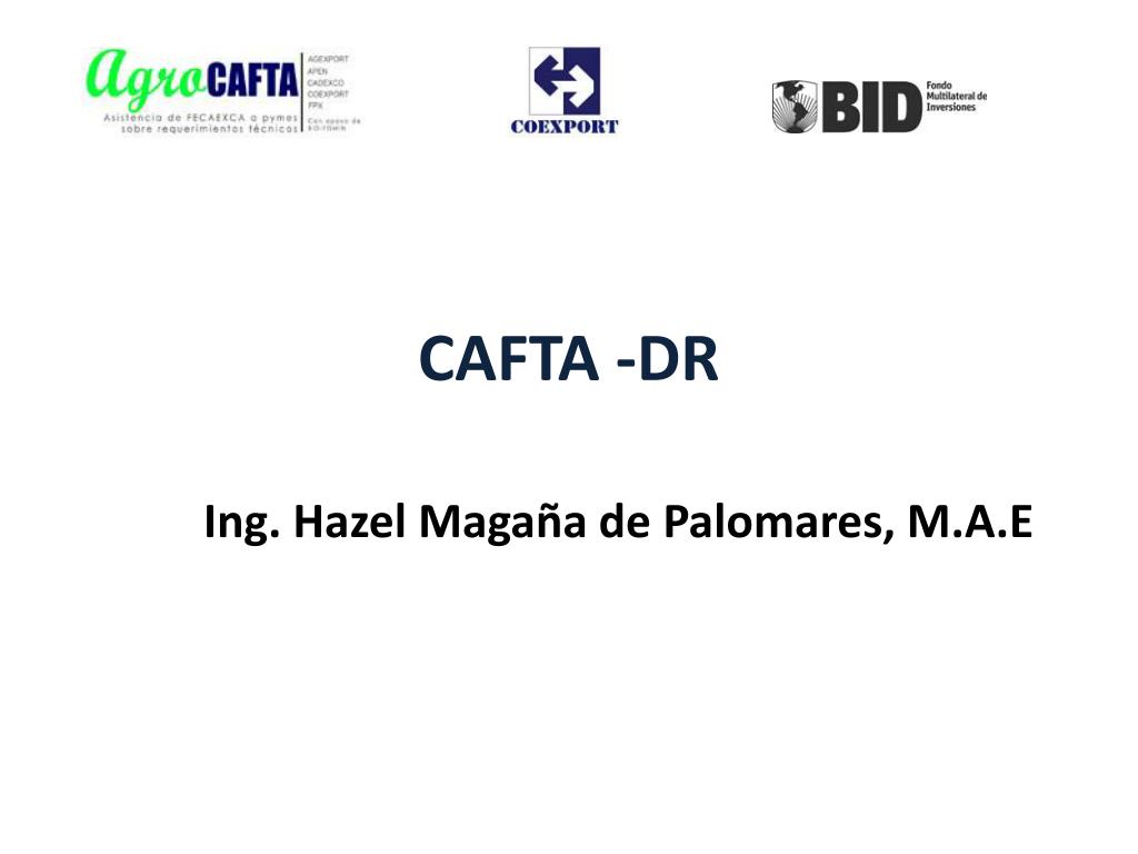 PPT - CAFTA - DR PowerPoint Presentation, free download - ID:6223596