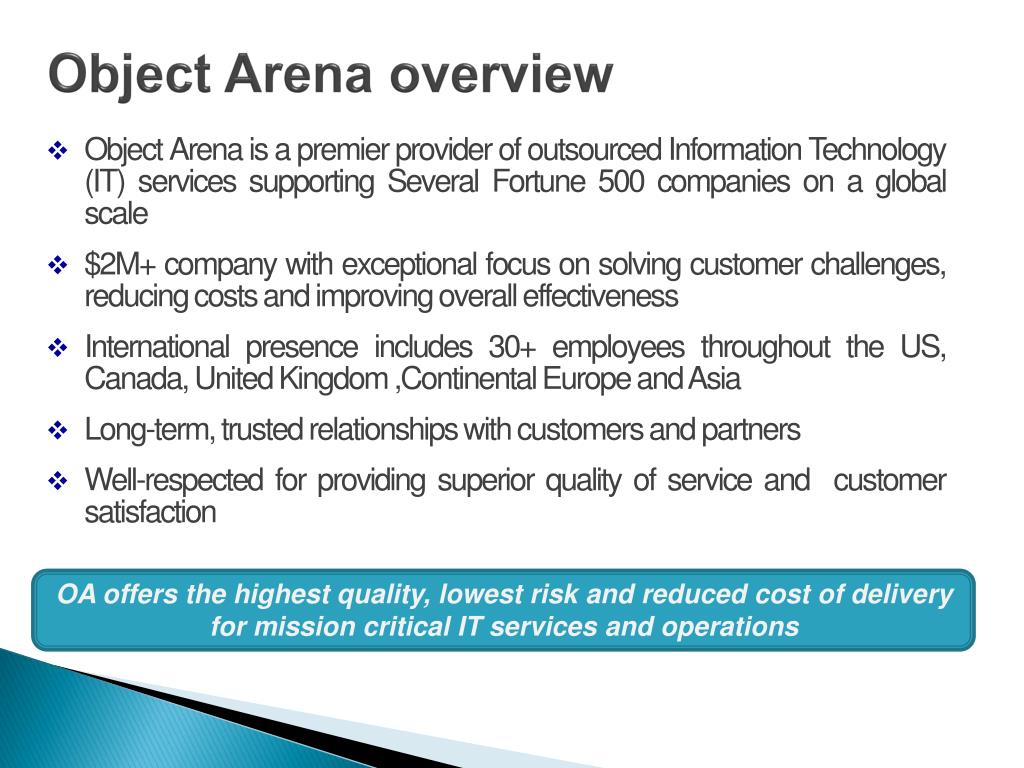 PPT - Object Arena overview PowerPoint Presentation, free download - ID ...