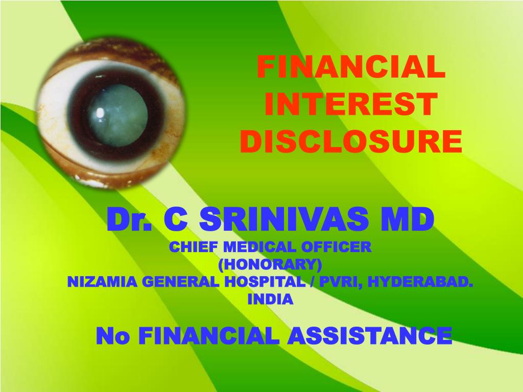PPT - FINANCIAL INTEREST DISCLOSURE PowerPoint Presentation, free ...