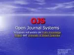 PPT - OJS Development PowerPoint Presentation, free download - ID:11668183