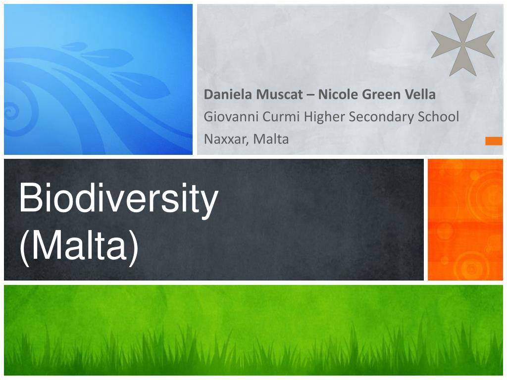 PPT - Biodiversity (Malta) PowerPoint Presentation, free download - ID ...