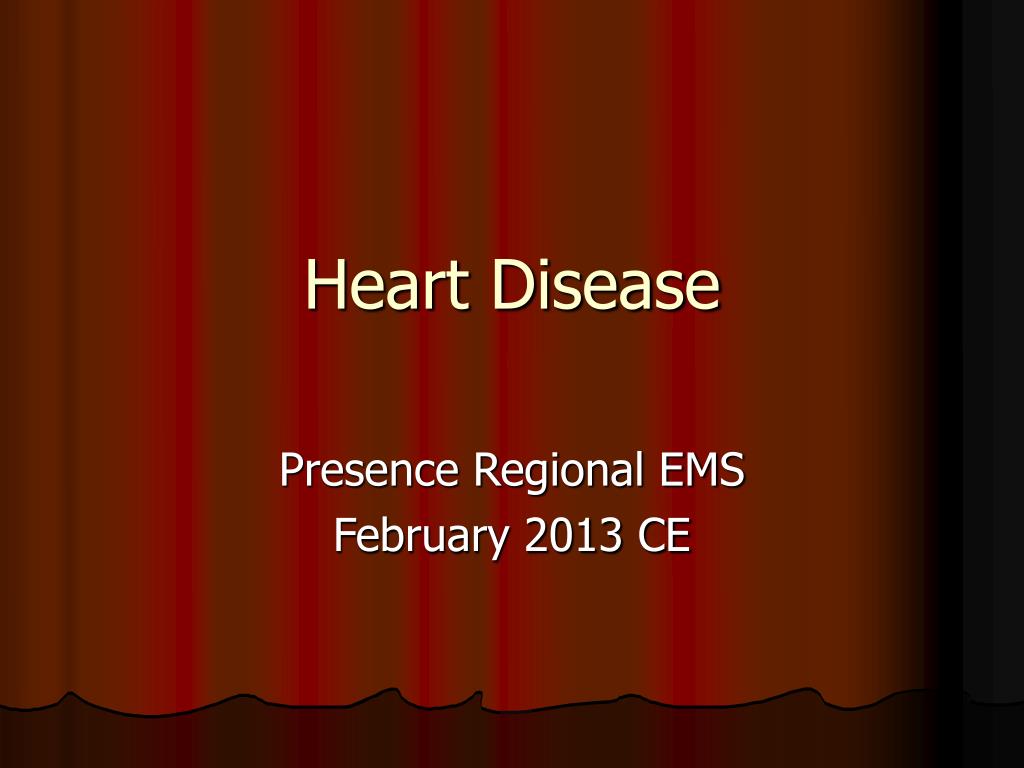 PPT - Heart Disease PowerPoint Presentation, free download - ID:6228037