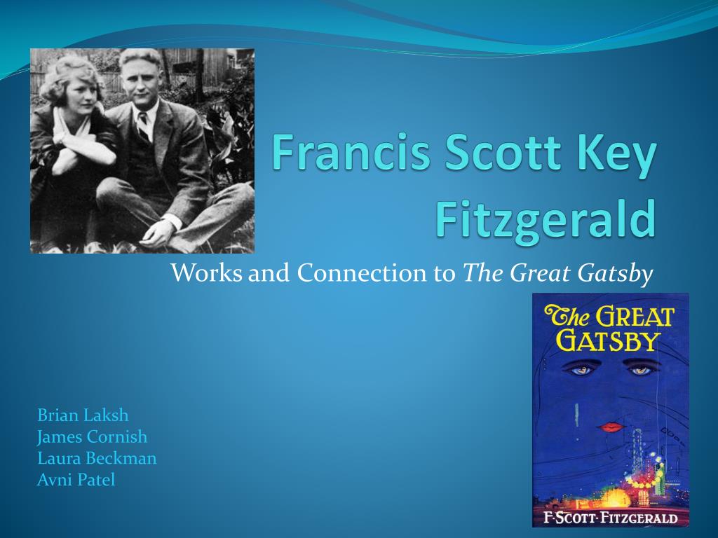 PPT - Francis Scott Key Fitzgerald PowerPoint Presentation, free ...
