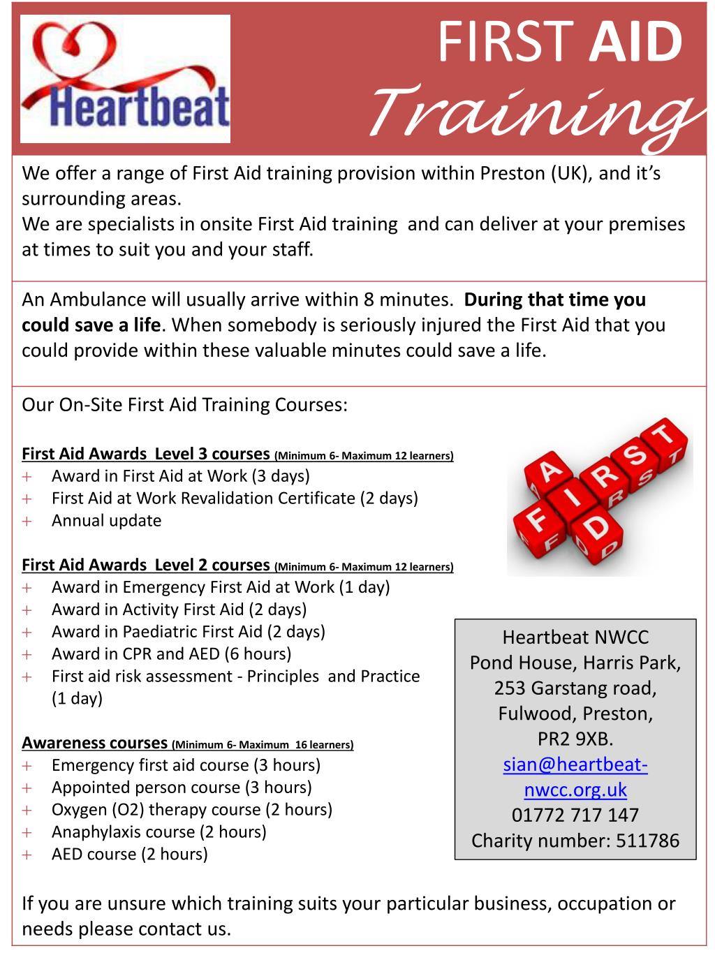 PPT - FIRST AID Training PowerPoint Presentation, free download - ID ...