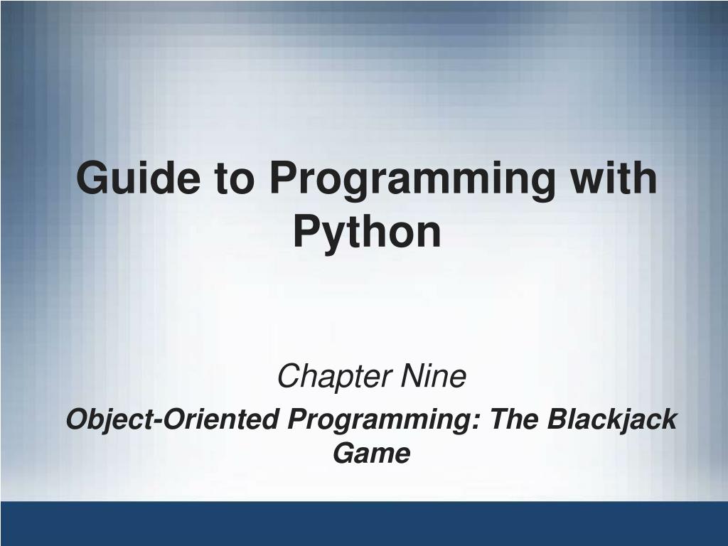 PPT - Guide to Programming with Python PowerPoint Presentation, free ...
