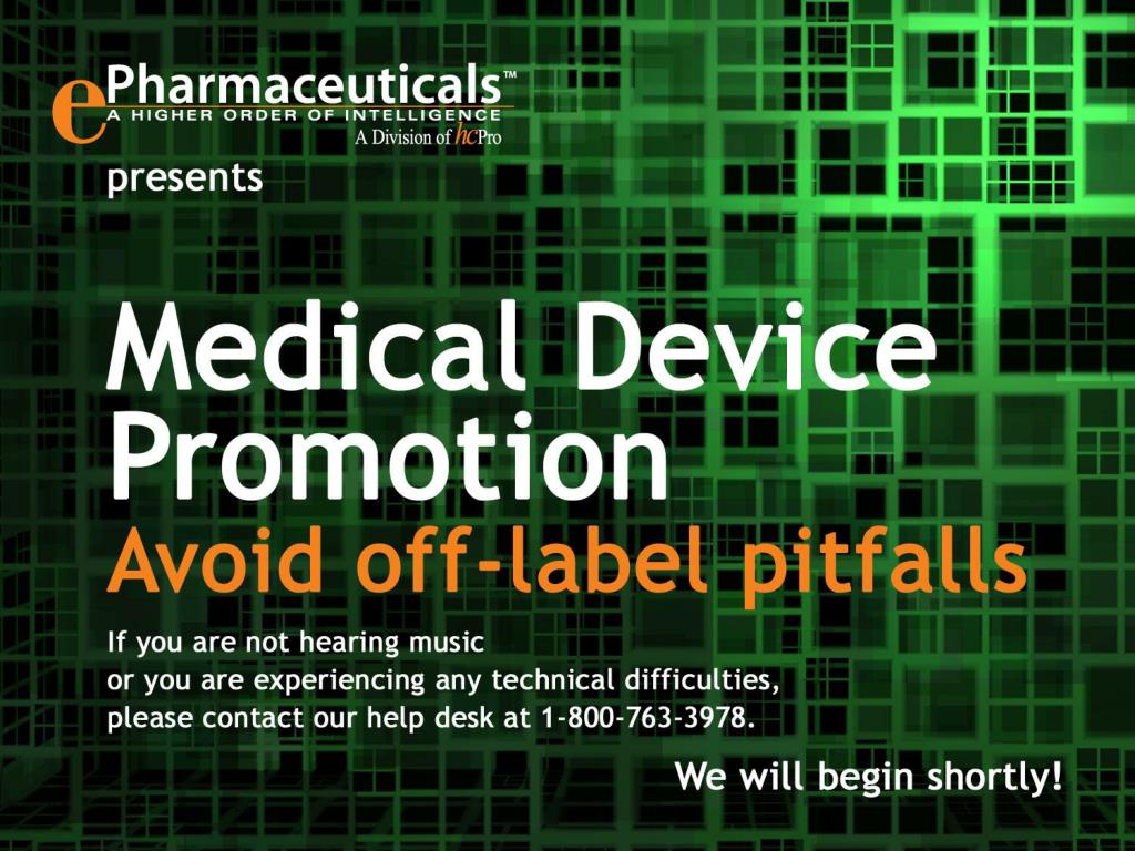 PPT - Navigating Off-Label Promotion: Insights from Experts on FDA ...
