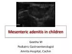 PPT - Mesenteric Ischaemia - Overview of management approach PowerPoint ...