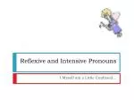 PPT - Reflexive and Intensive Pronouns PowerPoint Presentation, free ...