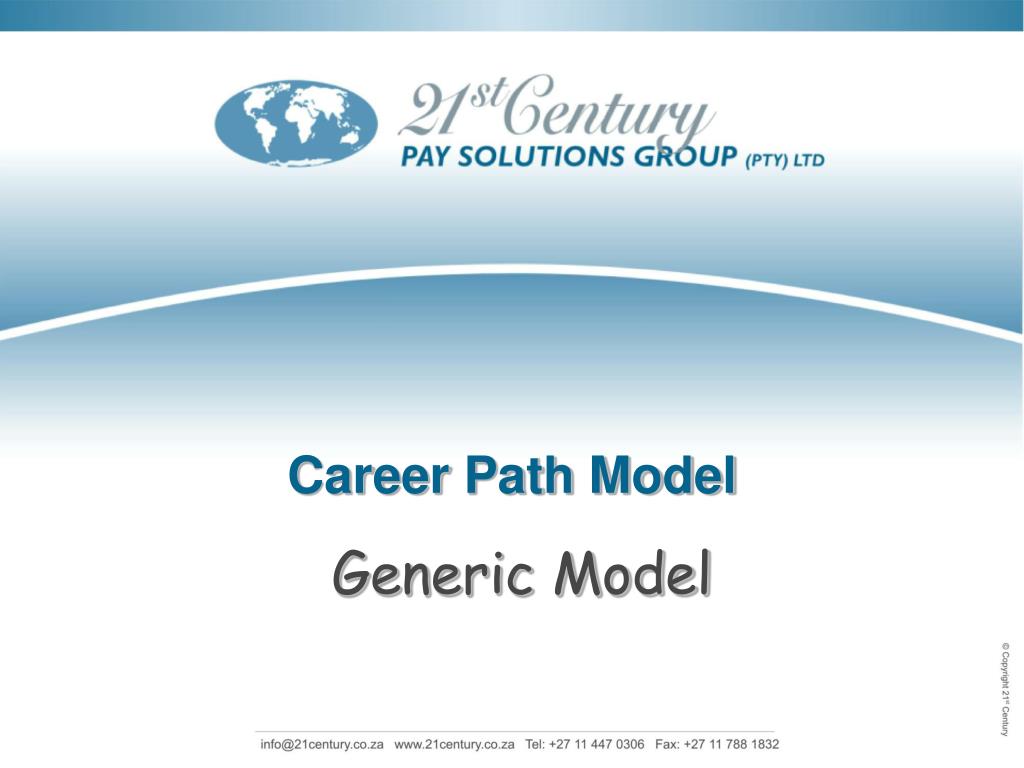 PPT - Career Path Model PowerPoint Presentation, free download - ID:6236103