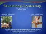 PPT - Educational Leadership PowerPoint Presentation, free download ...