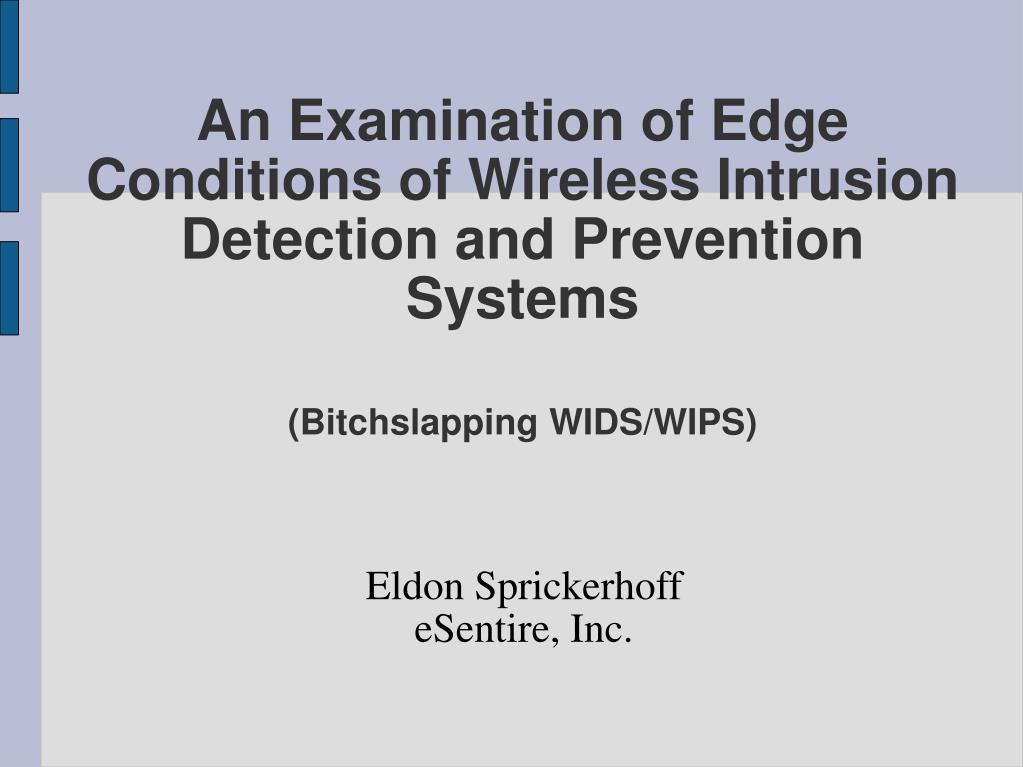 PPT - Eldon Sprickerhoff eSentire, Inc. PowerPoint Presentation, free download - ID:6238118