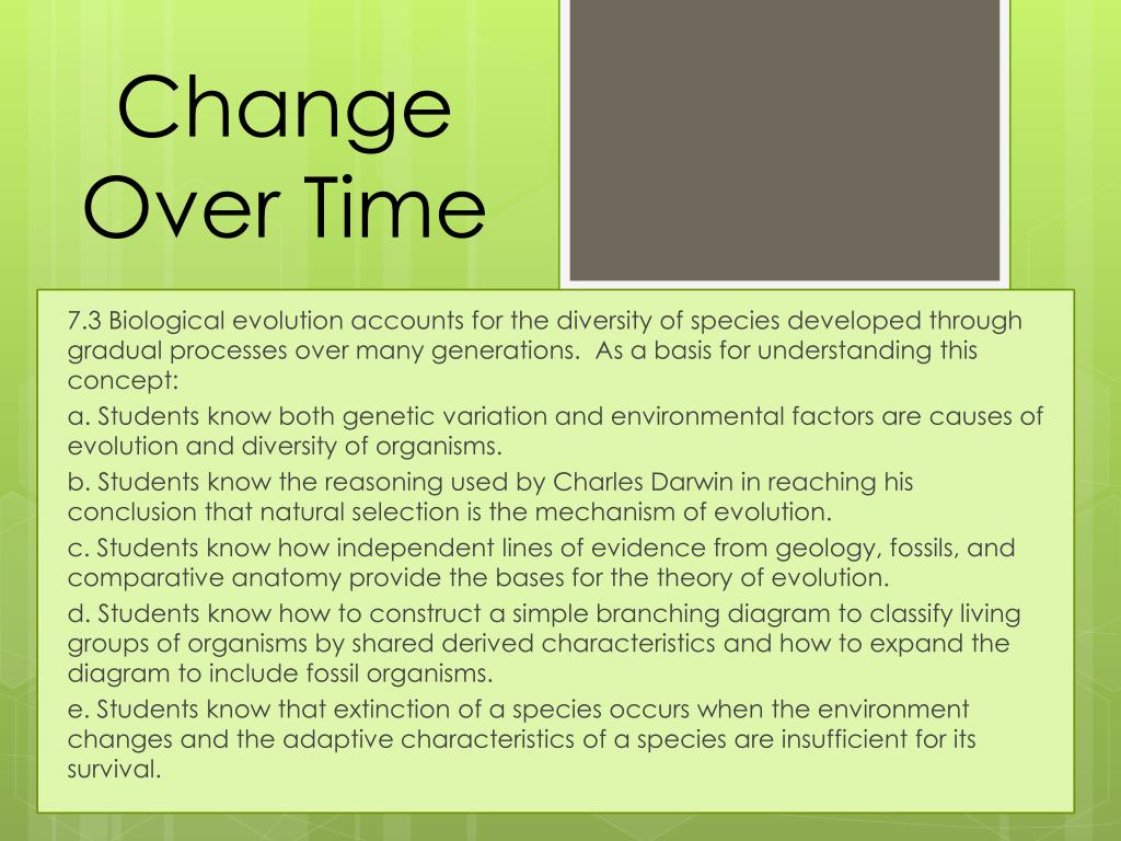 PPT - Change Over Time PowerPoint Presentation, free download - ID:6238804