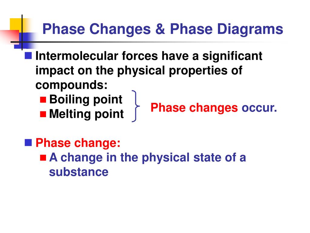 PPT - Phase Changes & Phase Diagrams PowerPoint Presentation, free ...