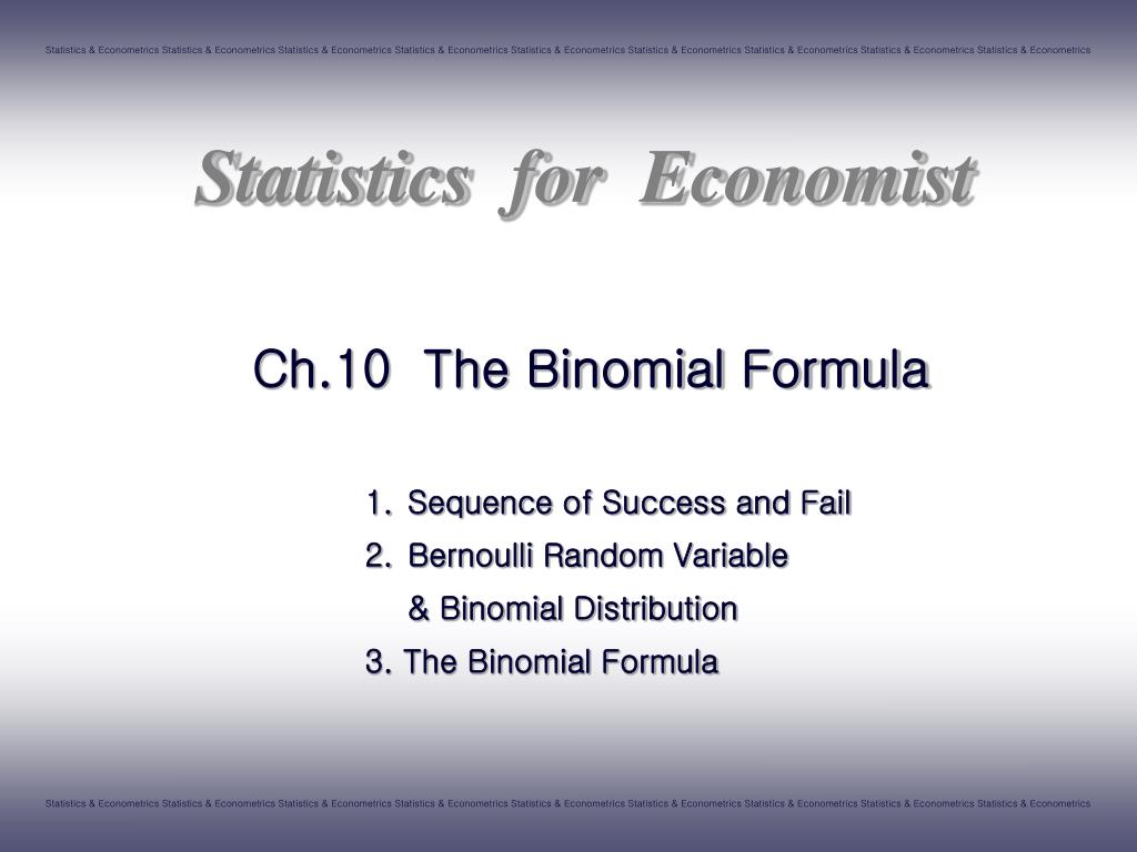 PPT - Ch.10 The Binomial Formula PowerPoint Presentation, free download ...