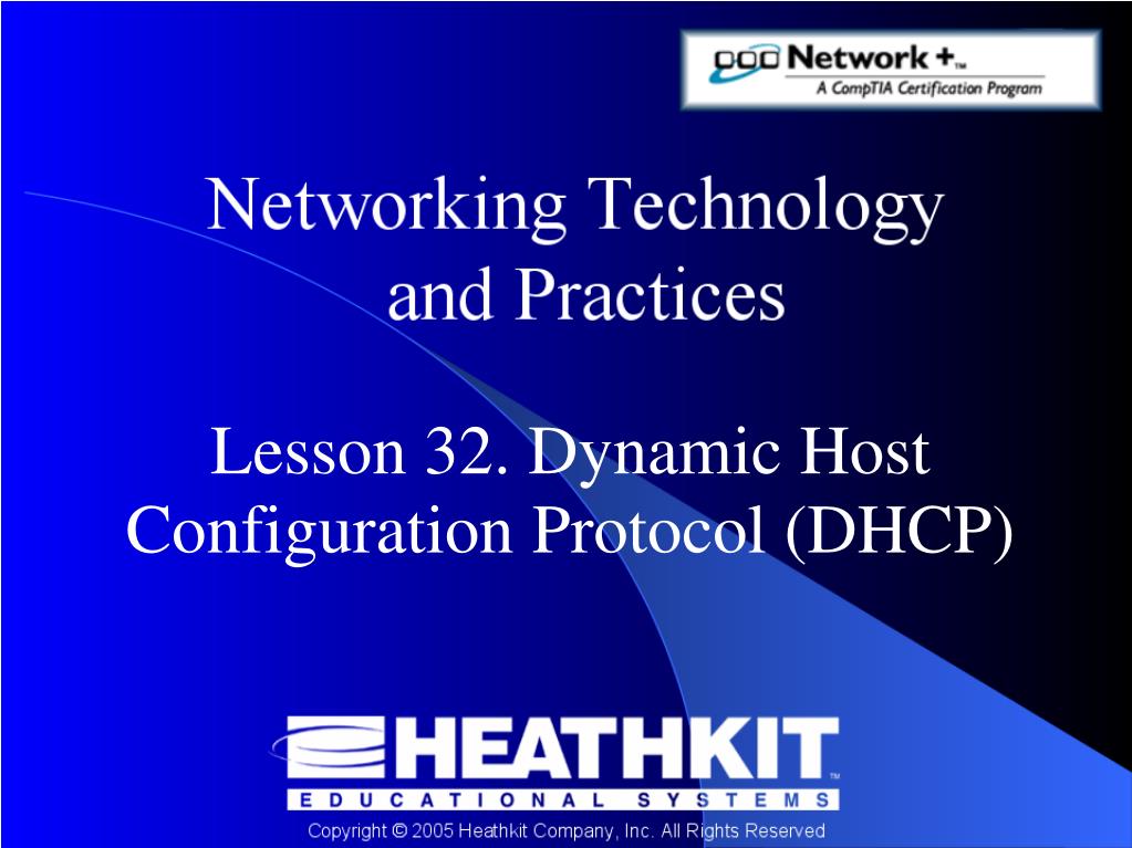 Ppt Lesson 32 Dynamic Host Configuration Protocol Dhcp Powerpoint Presentation Id6243334