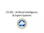 PPT - Artificial Intelligence - Expert Systems PowerPoint Presentation - ID:11048816