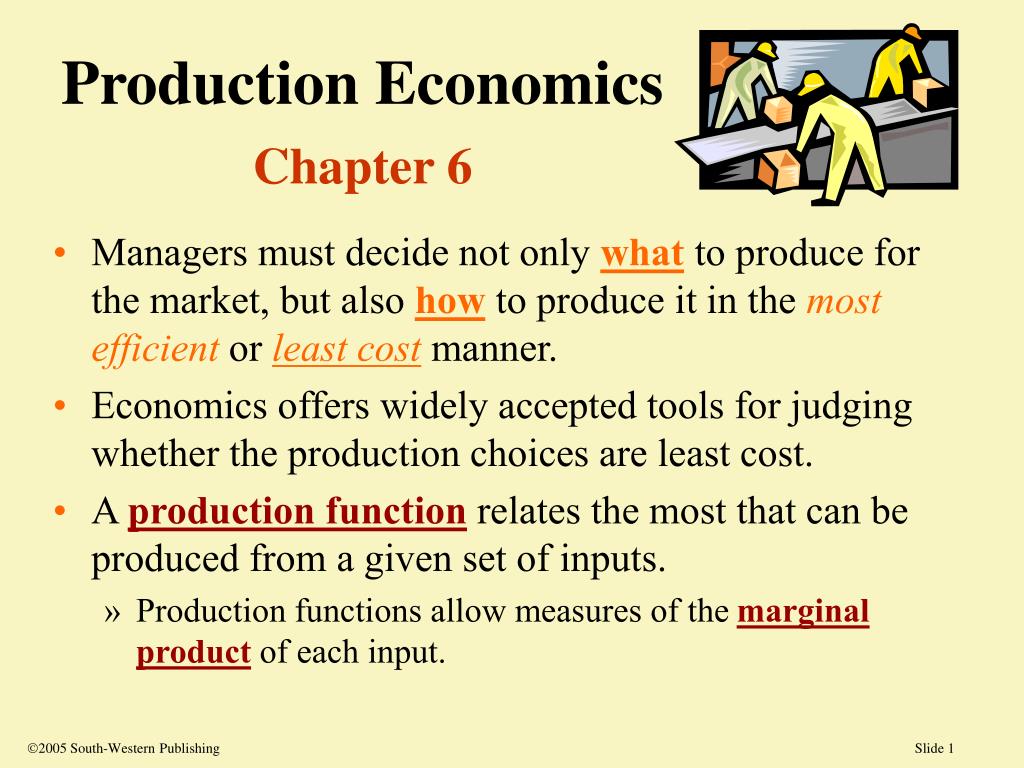 PPT - Production Economics Chapter 6 PowerPoint Presentation, free ...