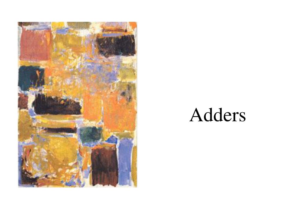 PPT - Adders PowerPoint Presentation, free download - ID:6246013