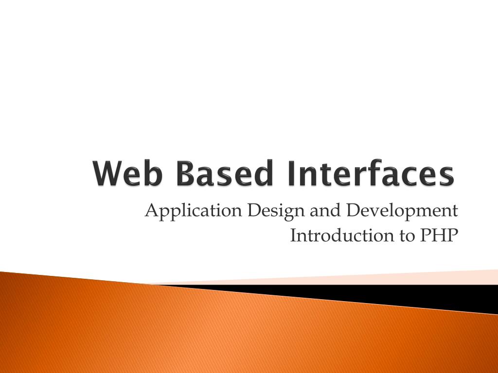 PPT - Web Interfaces and Database Integration: Design, Development, and Security PowerPoint ...