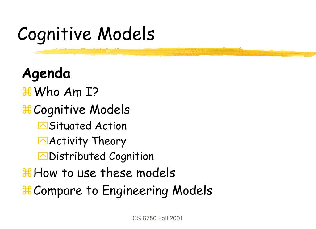 PPT - Cognitive Models PowerPoint Presentation, free download - ID:6246372