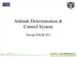 PPT - Attitude Determination and Control PowerPoint Presentation, free ...