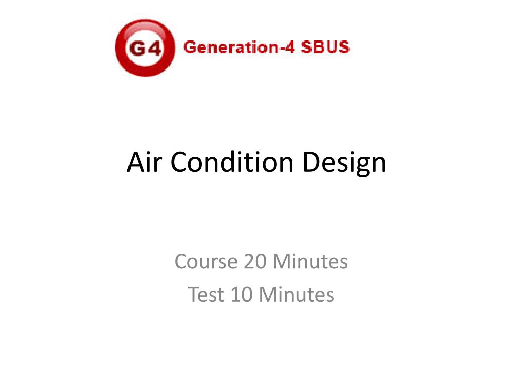 PPT - Air Condition Design PowerPoint Presentation, free download - ID ...