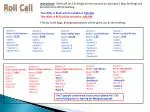 PPT - Emergency Department HEAR Roll Call PowerPoint Presentation, free ...