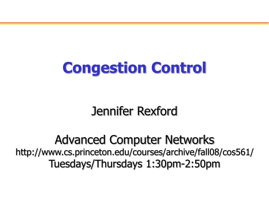 PPT - Congestion Control PowerPoint Presentation, free download - ID ...