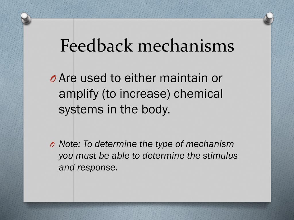PPT - Feedback mechanisms PowerPoint Presentation, free download - ID ...