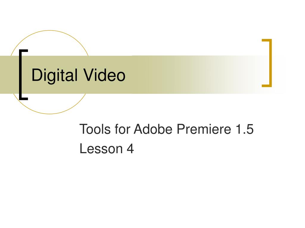 PPT - Digital Video PowerPoint Presentation, free download - ID:6258913