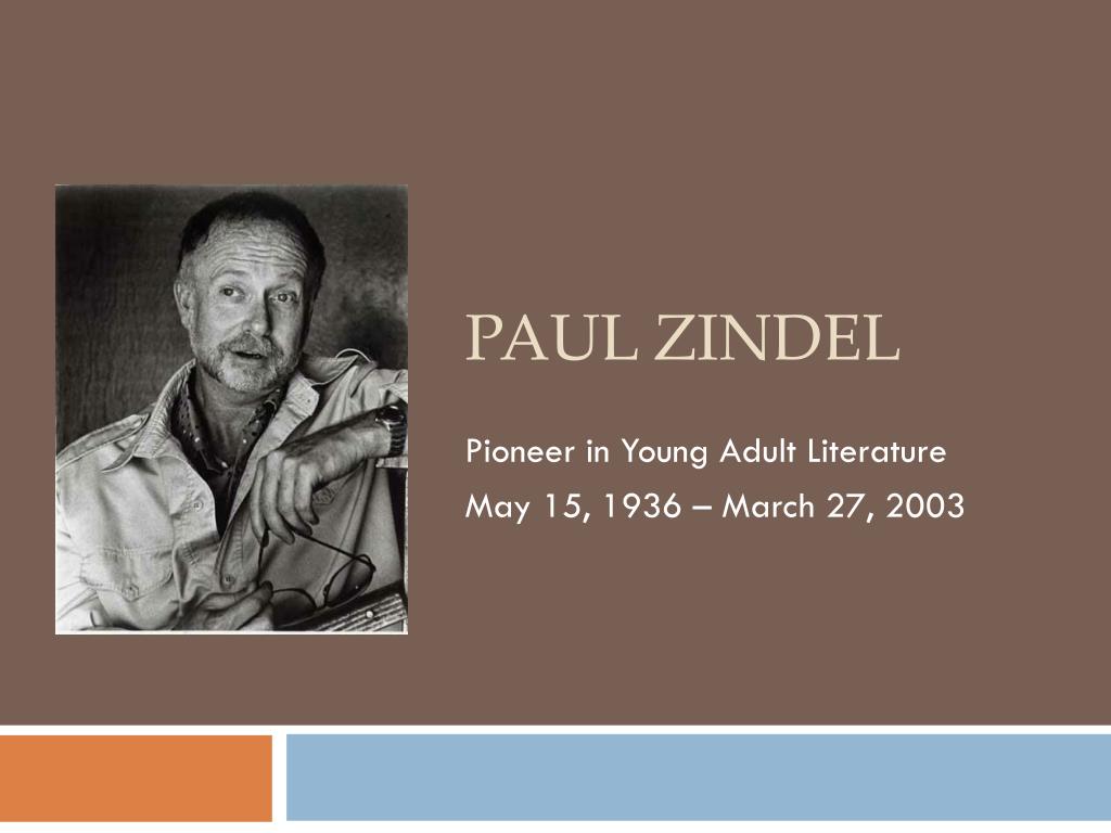 PPT - Paul Zindel PowerPoint Presentation, free download - ID:6261401