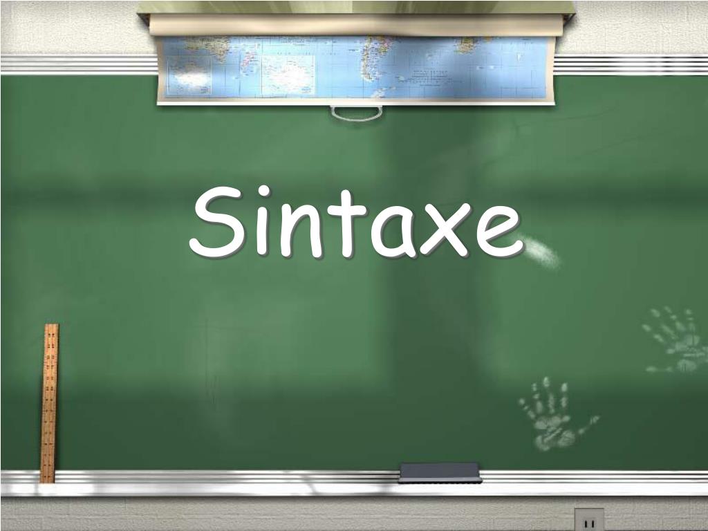 PPT - Sintaxe PowerPoint Presentation, free download - ID:6261785