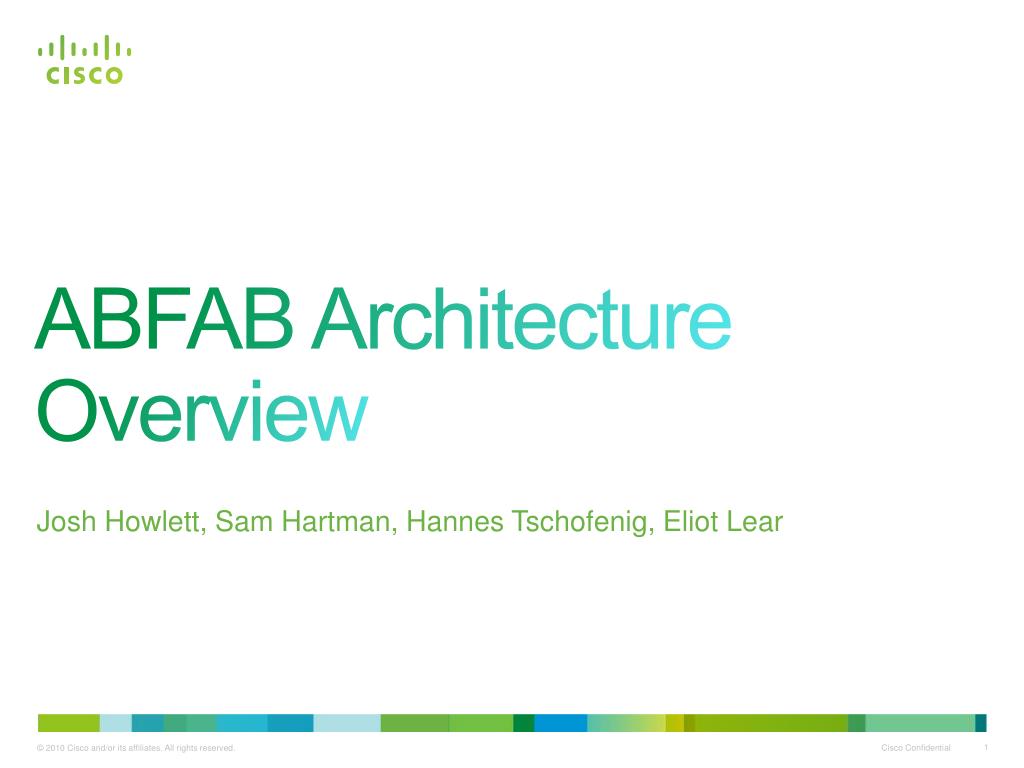 PPT - ABFAB Architecture Overview PowerPoint Presentation, free ...