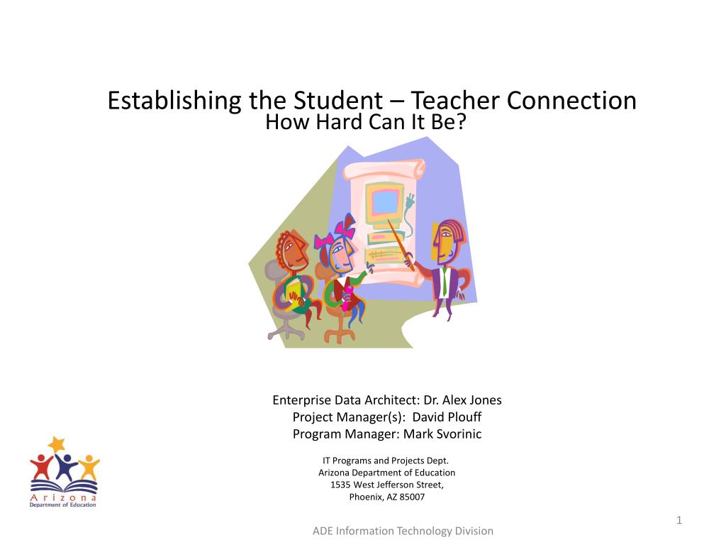PPT - Establishing the Student – Teacher Connection PowerPoint ...