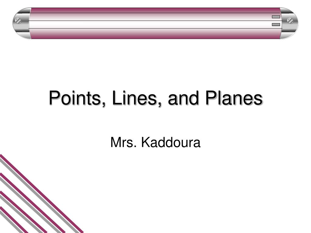 PPT - Points, Lines, and Planes PowerPoint Presentation, free download ...
