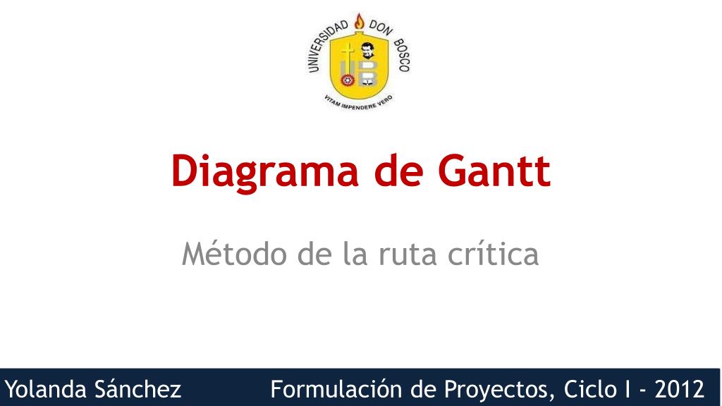 PPT - Diagrama de Gantt PowerPoint Presentation, free download - ID:6273312