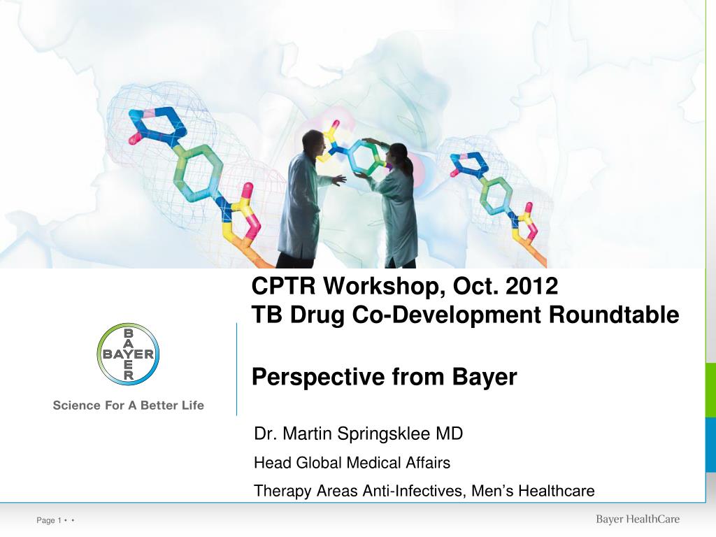 PPT - CPTR Workshop, Oct. 2012 TB Drug Co-Development Roundtable ...