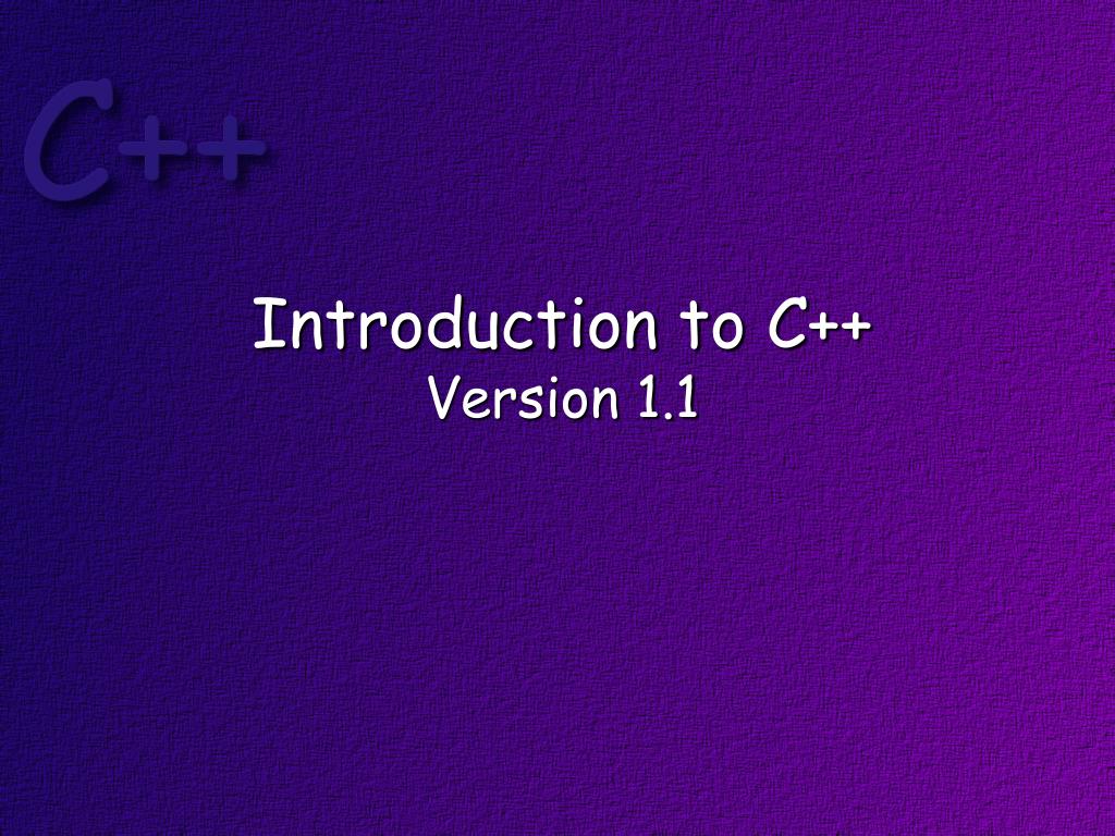 PPT - Introduction to C++ Programming: Basic Concepts and Syntax PowerPoint Presentation - ID ...