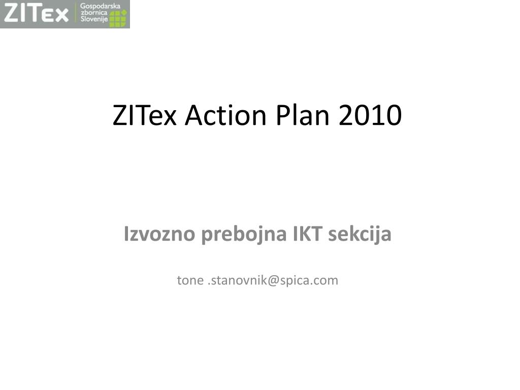 PPT - ZITex Action Plan 2010 PowerPoint Presentation, free download ...