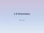 PPT - 1-D Kinematics PowerPoint Presentation, free download - ID:2522663