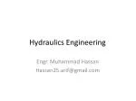 PPT - Hydraulics Engineering PowerPoint Presentation, free download ...
