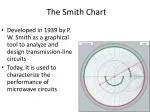 PPT - Lecture 13 - The Smith Chart Introduction to the Smith Chart ...