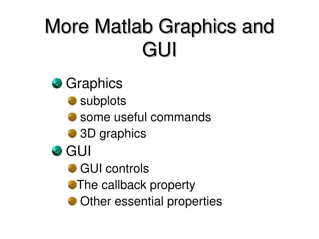 PPT - More Matlab Graphics and GUI PowerPoint Presentation, free ...