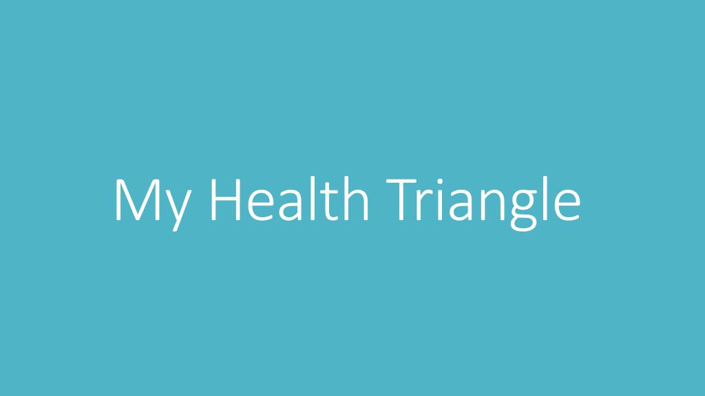 PPT - My Health Triangle PowerPoint Presentation, free download - ID ...
